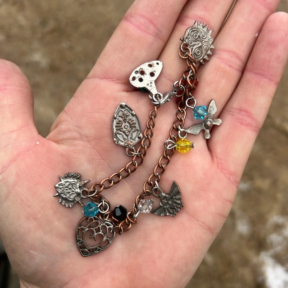 Vintage | Jewelry | Zelda Breath Of The Winds Charm Bracelet Copper ...